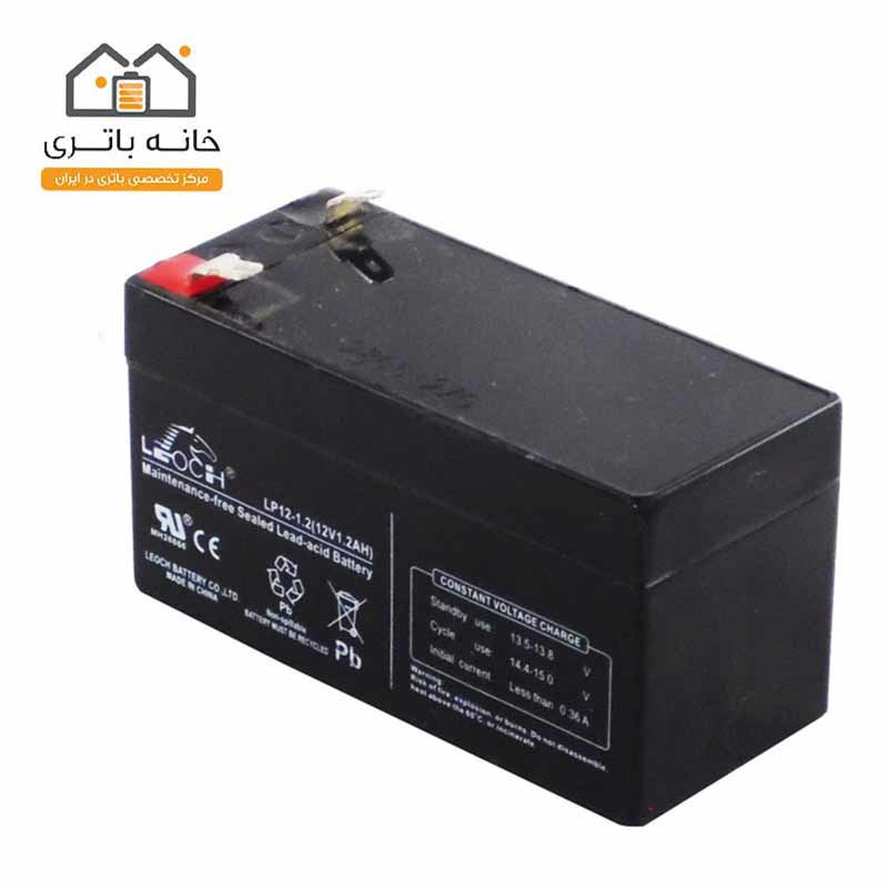 battery Sealed lead acid 12v 1.3Ah leoch iran battery